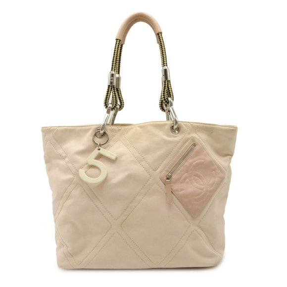 CHANEL | Bags | Chanel Chanel No5 Number 5 Coco Mark Rope Tote Bag ...